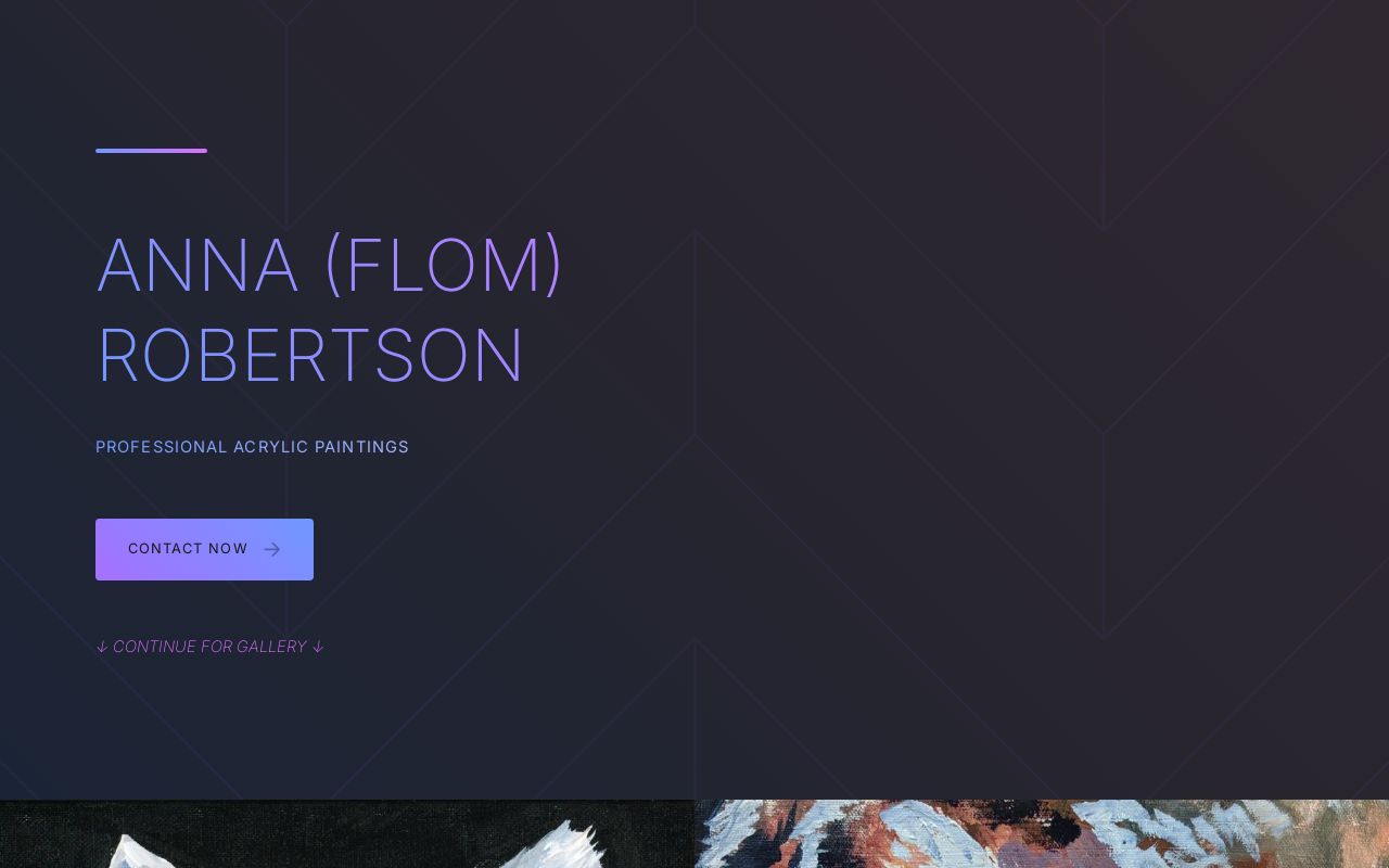 Anna (Flom) Robertson | Professional Acrylic Paintings & Commissions